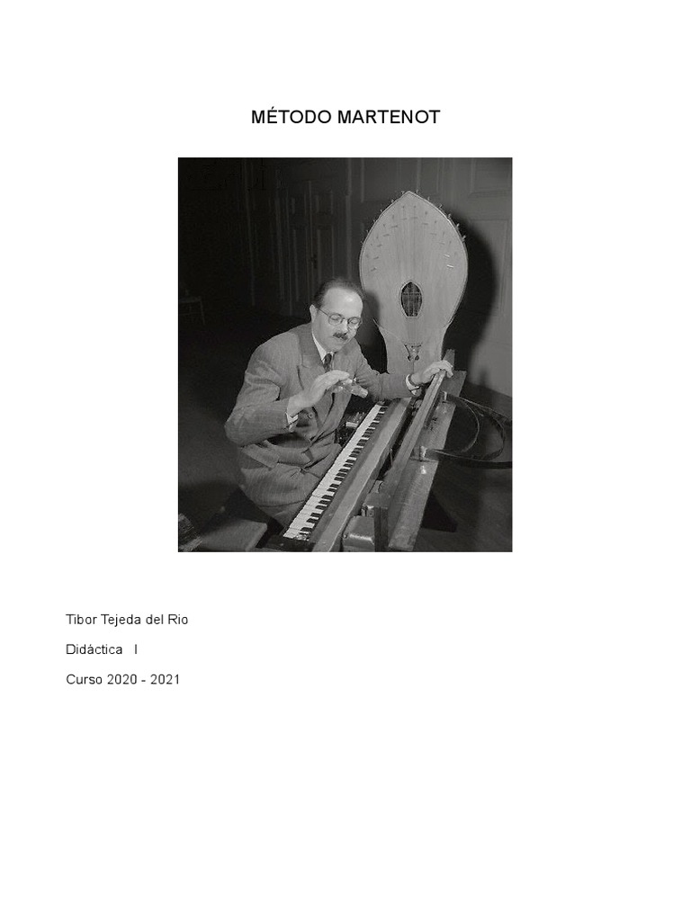 El Método Martenot | PDF | Ritmo | Maestros