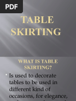 Table Setting Lesson Plan | PDF | Tableware | Domestic Implements