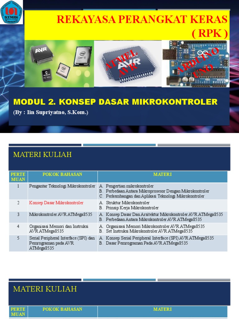 Modul 2. Konsep Dasar Mikrokontroler | PDF | Komputer | Teknologi ...