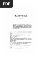Rabbit Hole - Play Script | PDF