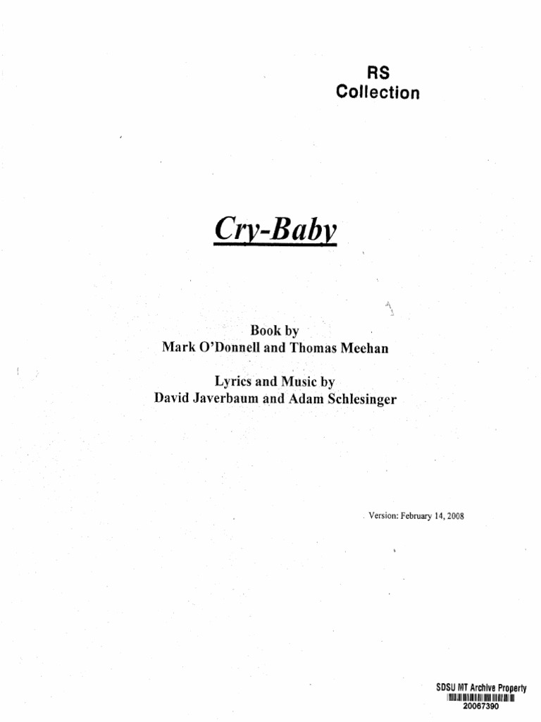 Cry Baby | PDF