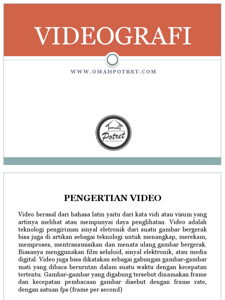 VIDEOGRAFI | PDF | Seni | Komputer