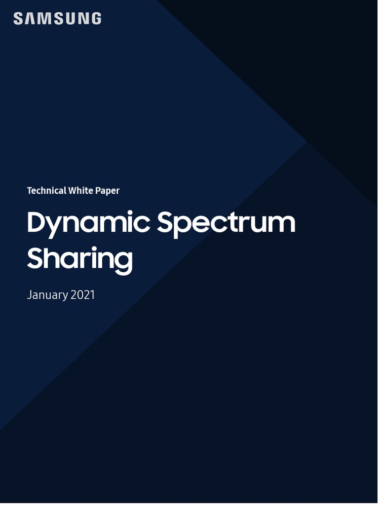 Dynamic Spectrum Sharing Technical White Paper Public | PDF | 4 G | Lte ...