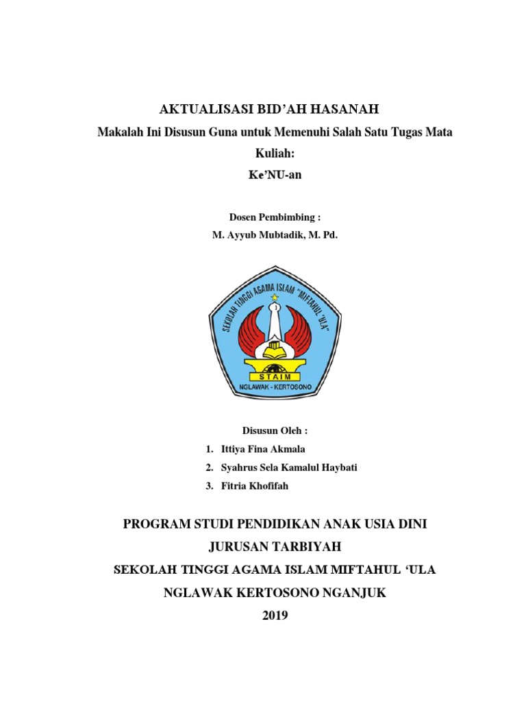 Aktualisasi Bid'ah Hasanah | PDF