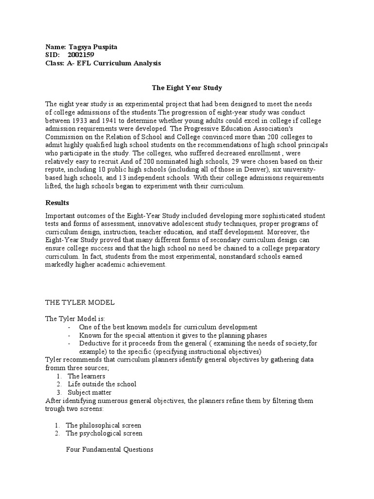 Curriculum Analysis Summary | PDF | Curriculum | Teachers