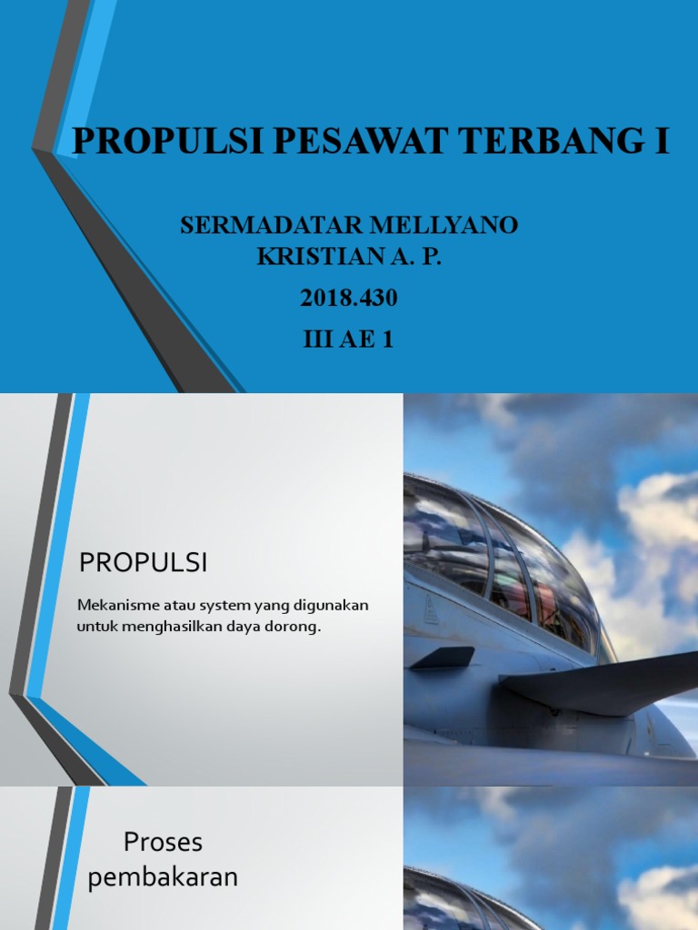 Propulsi Pesawat Terbang I | PDF