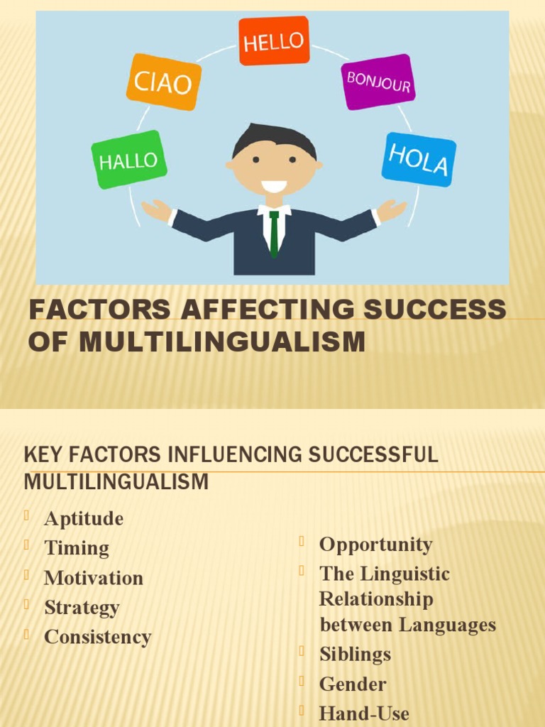 Factors Affecting Success of Multilingualism | PDF | Multilingualism ...