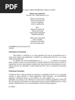 Luksang Parangal Alay Sa Yumao | PDF