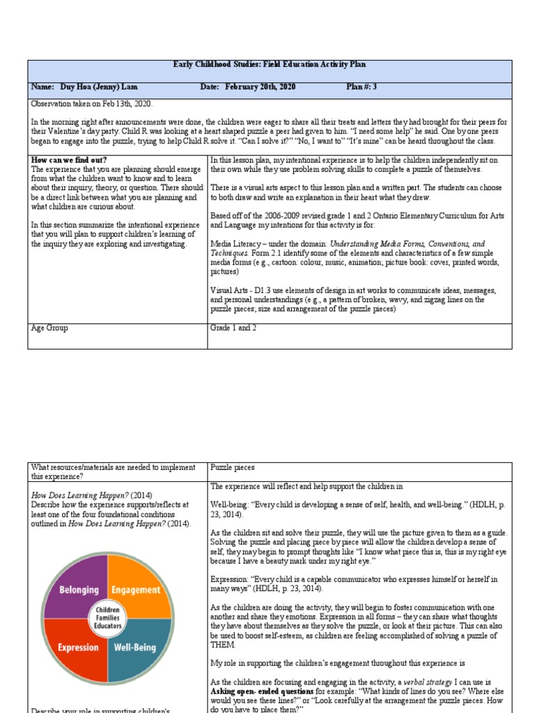 Lesson Plan 3 | PDF | Inquiry | Lesson Plan