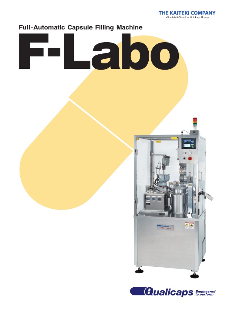 Capsule Filling Machine F-LABO | PDF | Tablet (Pharmacy) | Chemistry