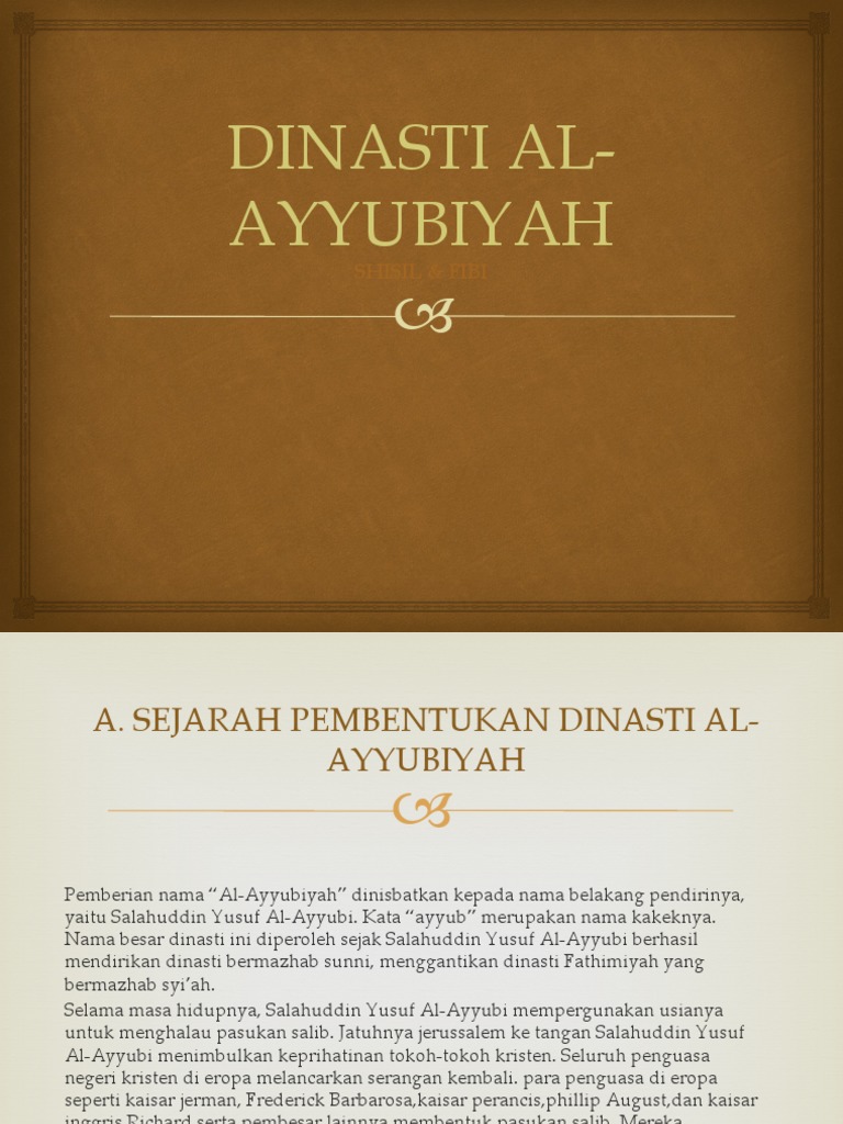 Sejarah Dinasti Al-Ayyubiyah | PDF