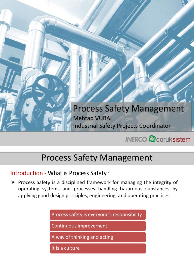 Process Safety Management Guide | PDF | Safety | Occupational Safety ...