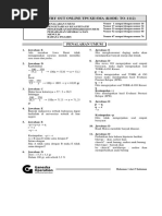 Contoh Latihan Soal Utul UNS | PDF