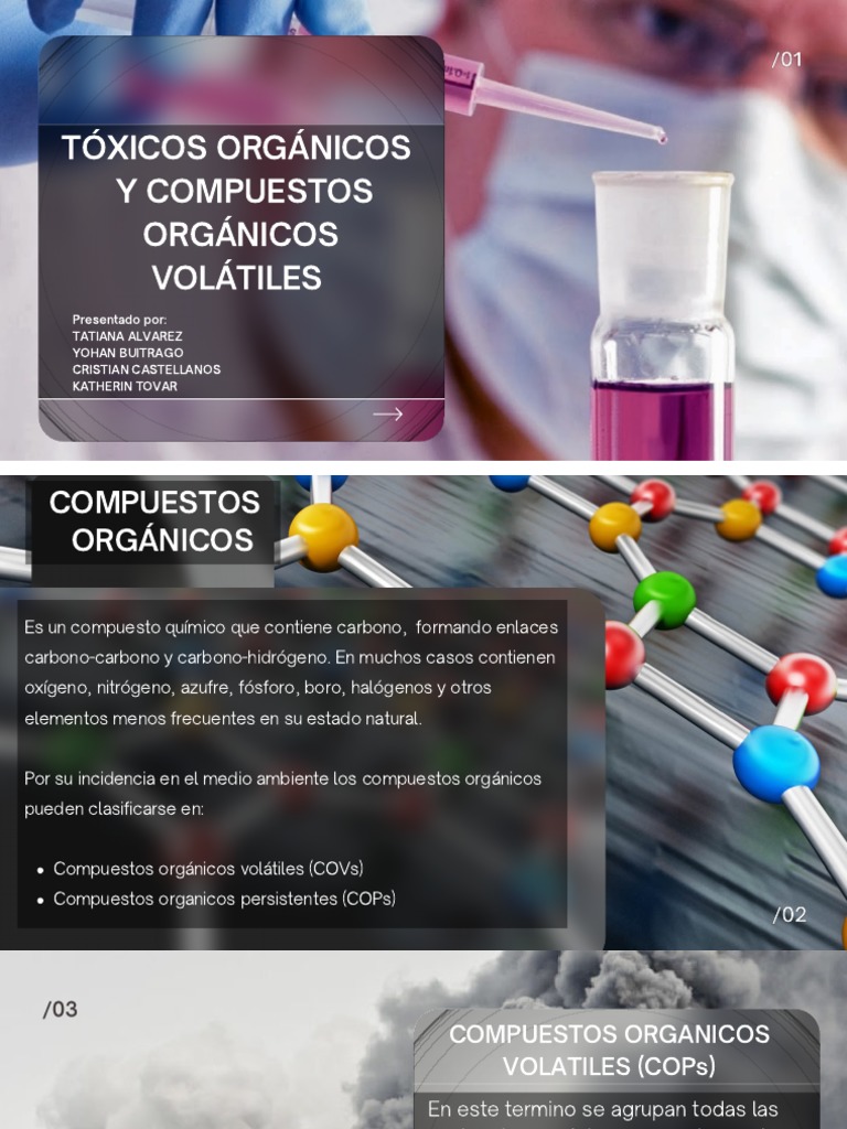 Compuestos Orgánicos (Volátiles y Persistentes) | PDF | Compuesto ...