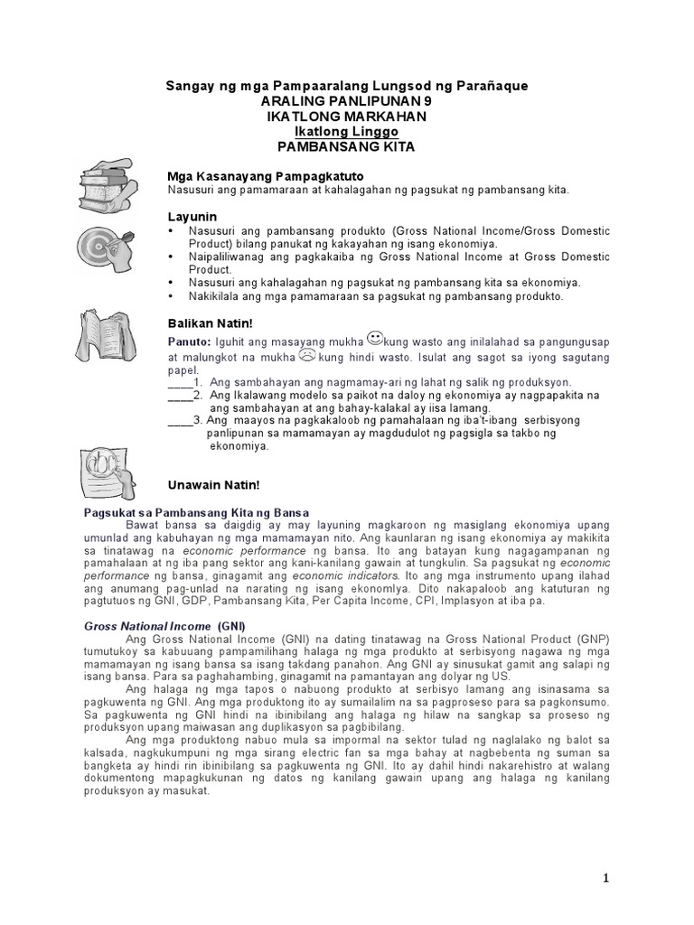 Ap 9 Q3 W3 Module | PDF