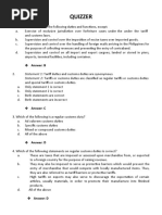 CUSTOMS Primer Summary | PDF | Dumping (Pricing Policy) | World Trade ...
