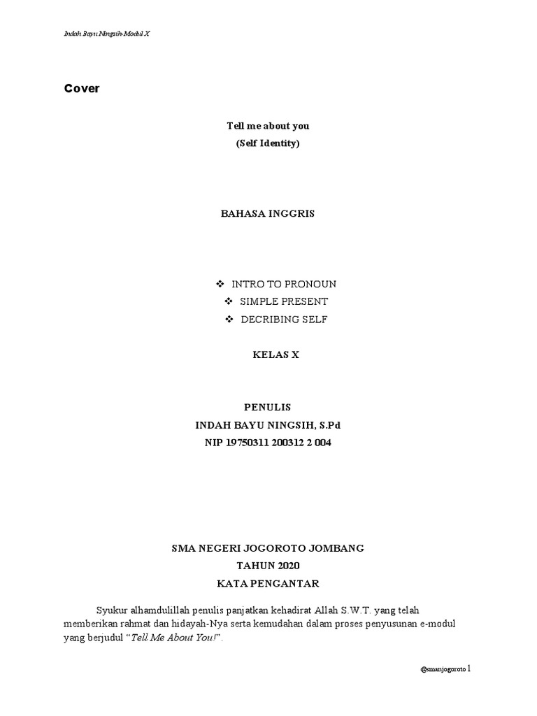 3.1 E-Modul Self Introduction | PDF