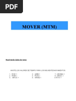 Tablas MTM | PDF | Articulaciones | Cuerpo humano