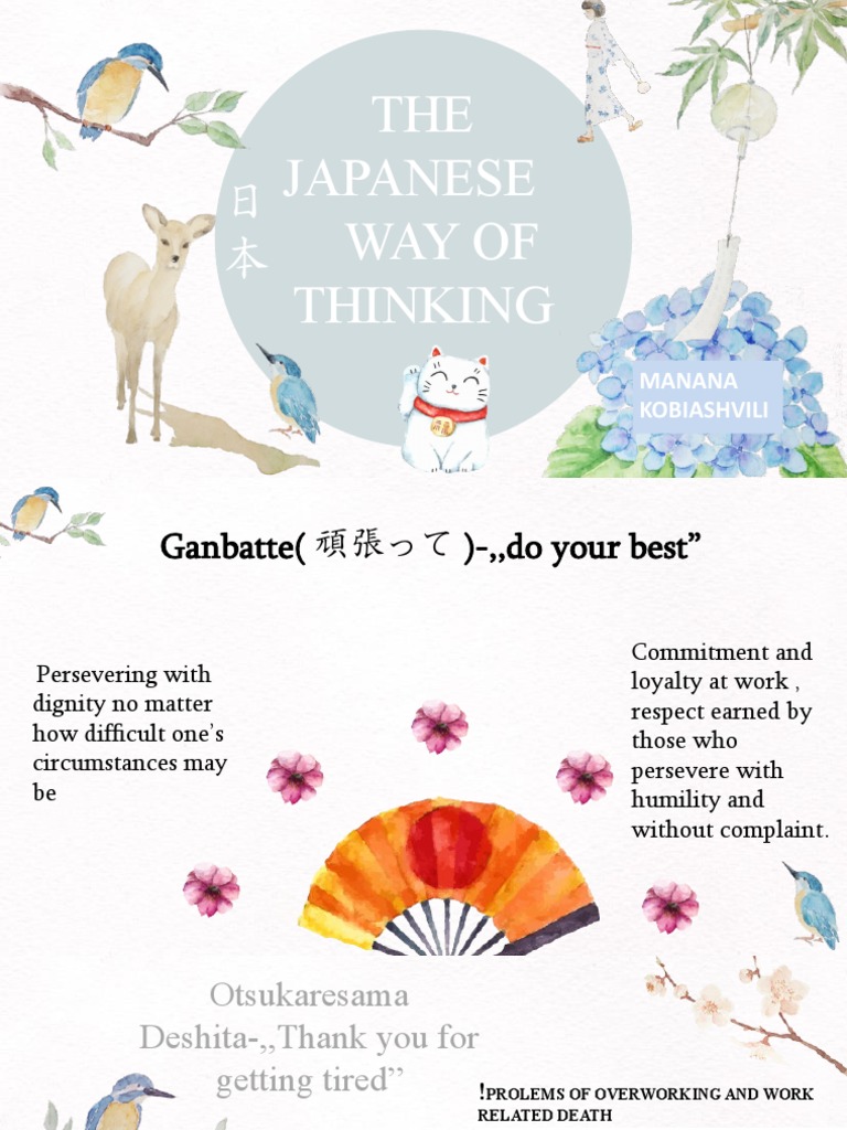 Japanese Way of Thinking | PDF