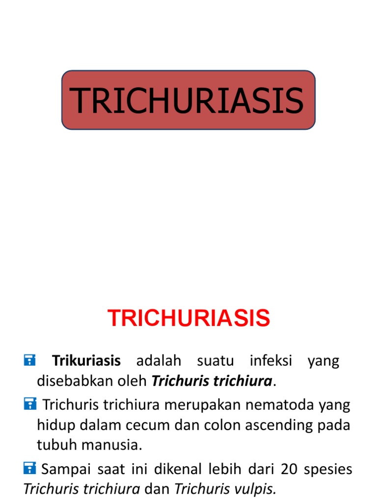 Trichuriasis | PDF
