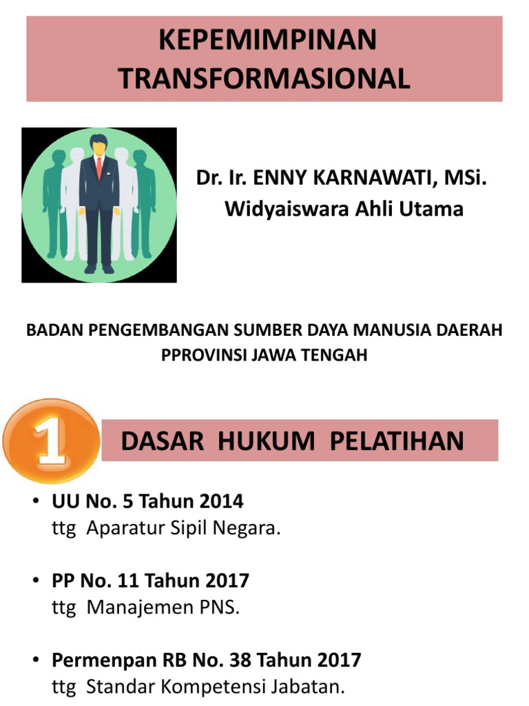 BT - Kepemimpinan Transformasional | PDF | Karier & Perkembangan | Bisnis