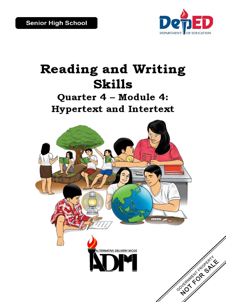 Reading and Writing Skills: Quarter 4 - Module 4: Hypertext and ...