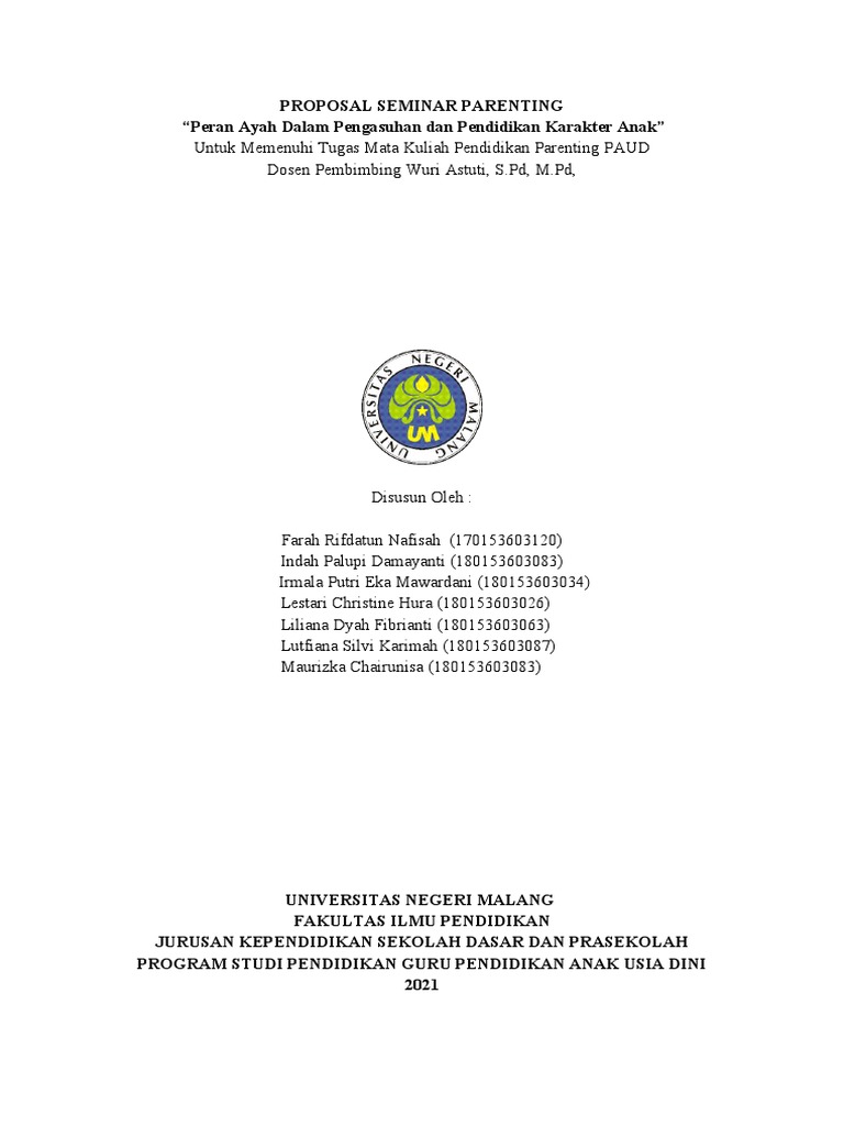 Proposal Parenting | PDF