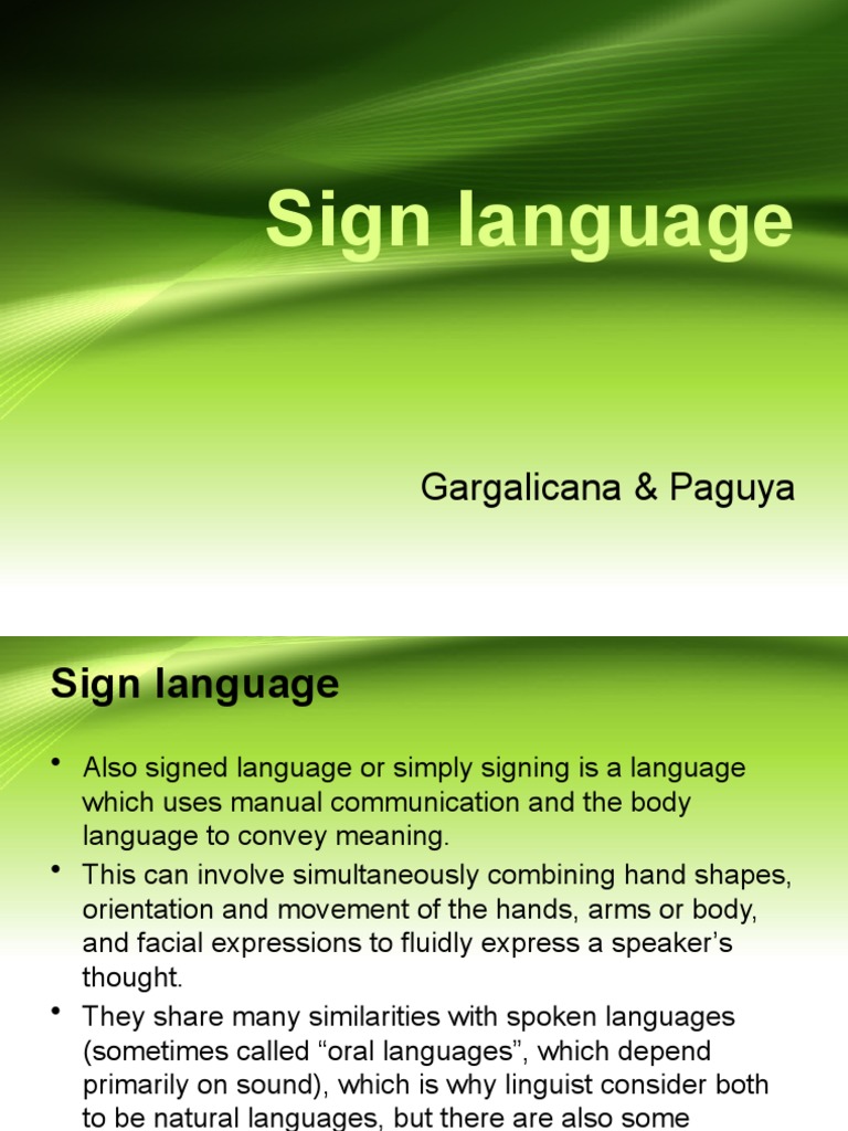 Introduction to Sign Language: A Guide to the Communication Method ...