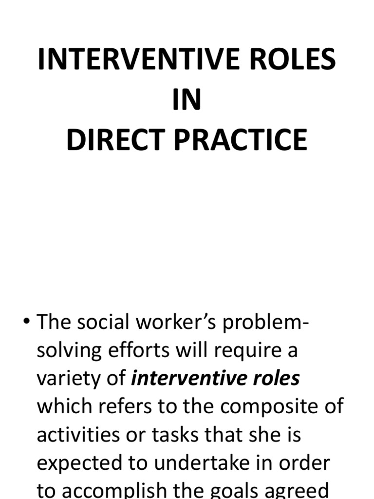 Interventive Roles in | PDF | Community | Mediation