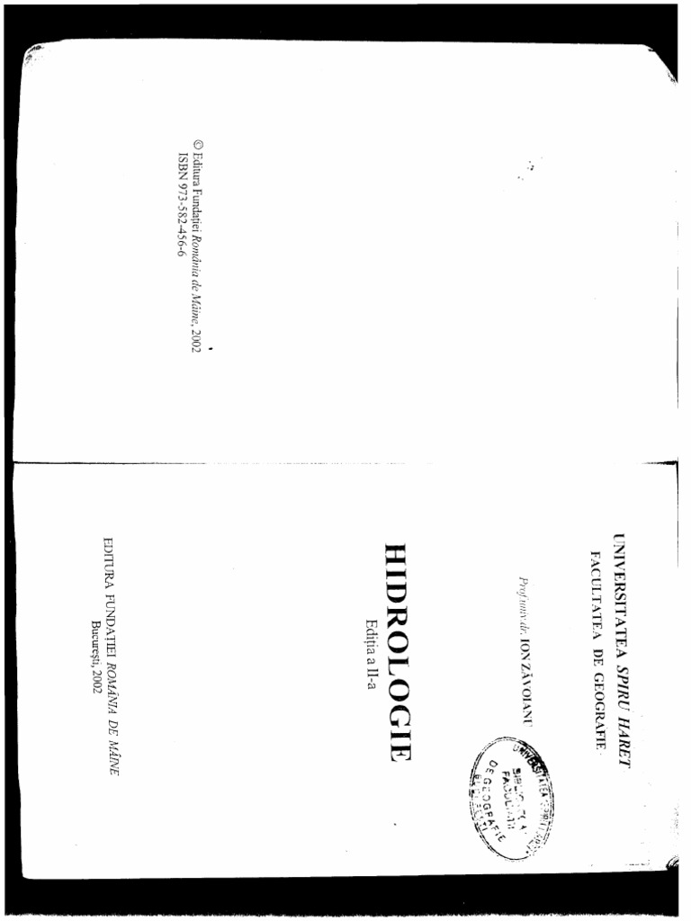Hidrologie | PDF