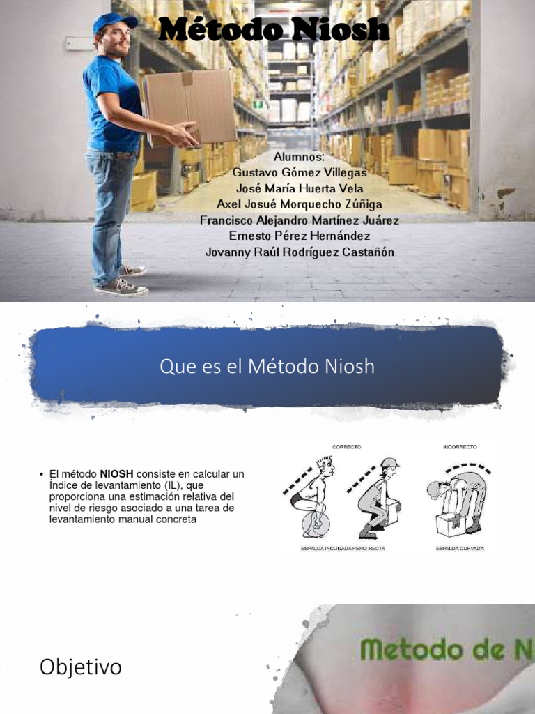 Método Niosh | PDF | Naturaleza