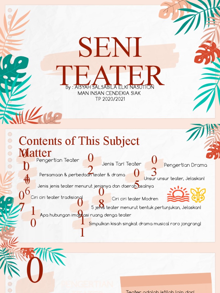 Senbud (Seni Teater) | PDF