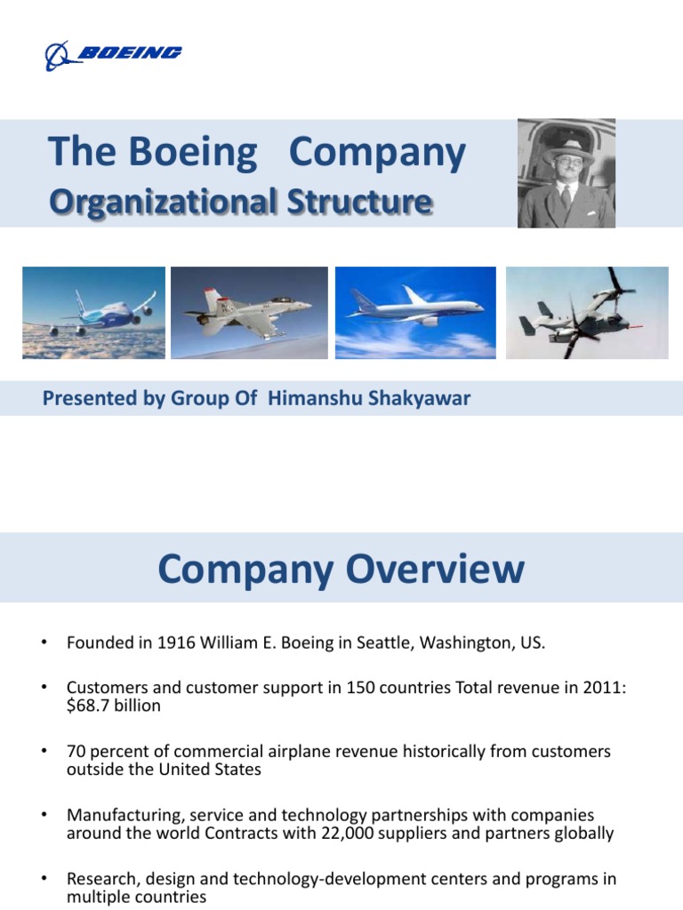 Boeing's Organizational Structure Explained | PDF | Boeing | Chief ...