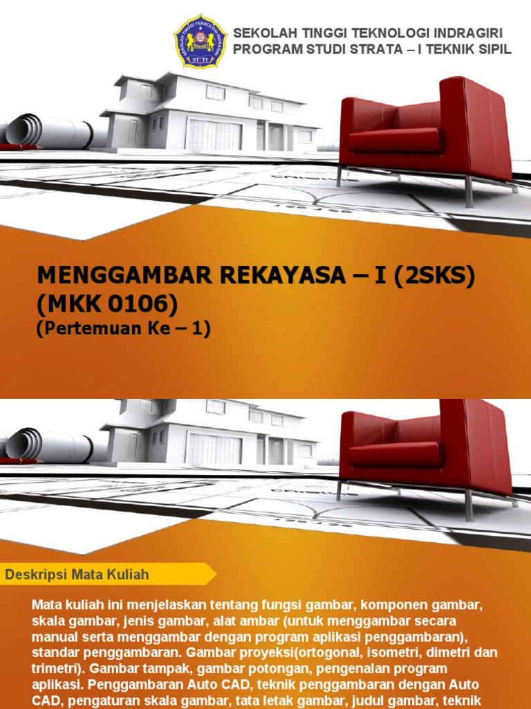 Menggambar Rekayasa I - Part - 1 | PDF