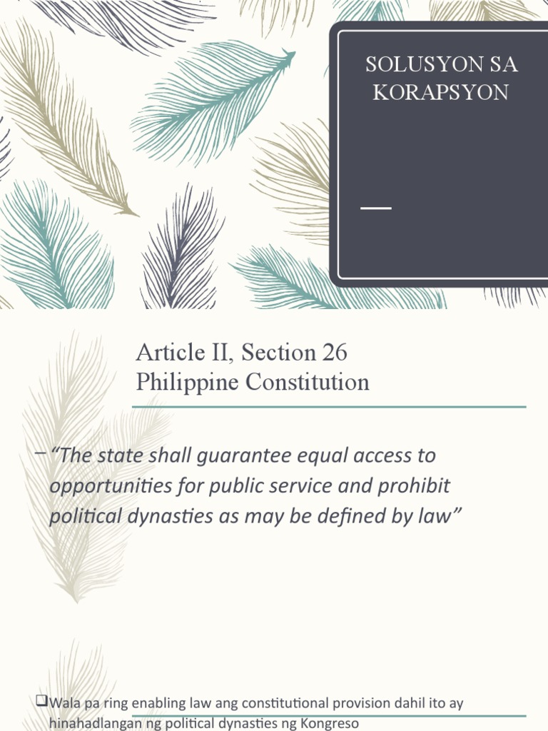 YUNIT-5 Ppt11 Mga Solusyon Sa Korapsyon | PDF