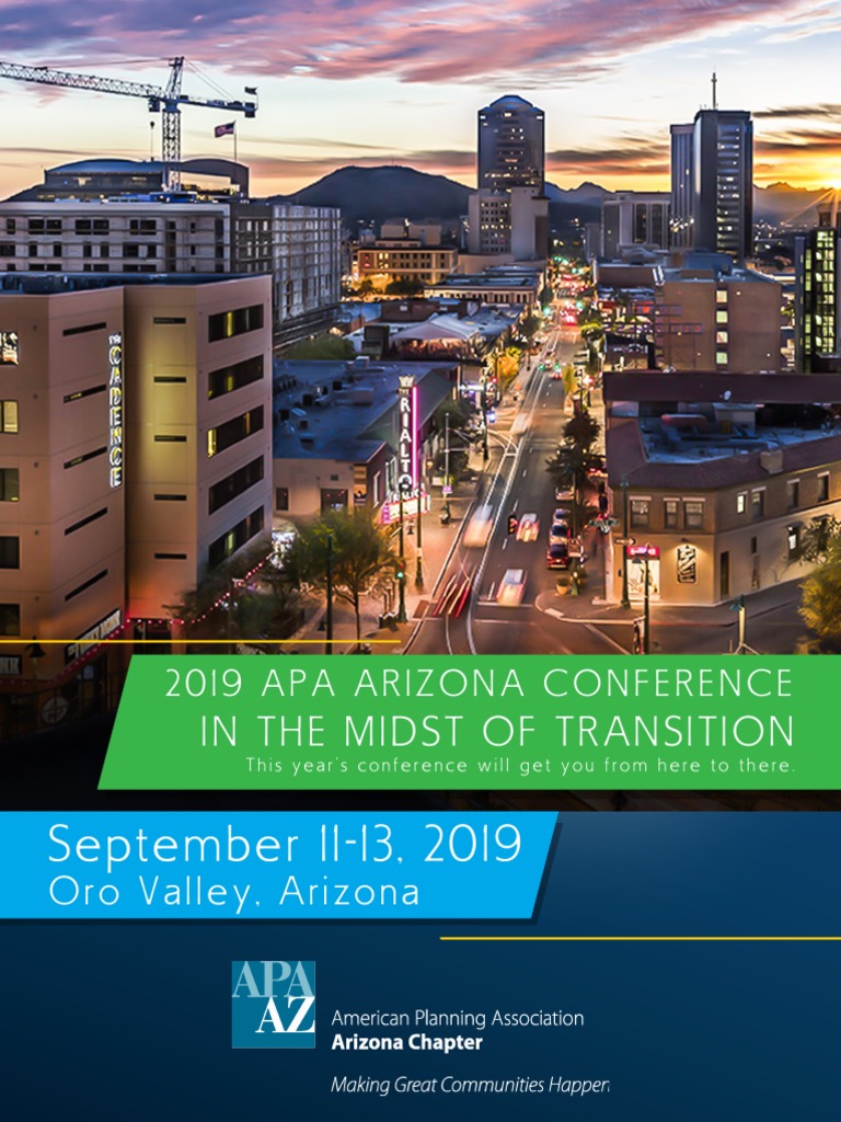 APA Brochure 2019-Kk830-Updated 9.3 | PDF | Tucson | Climate Resilience