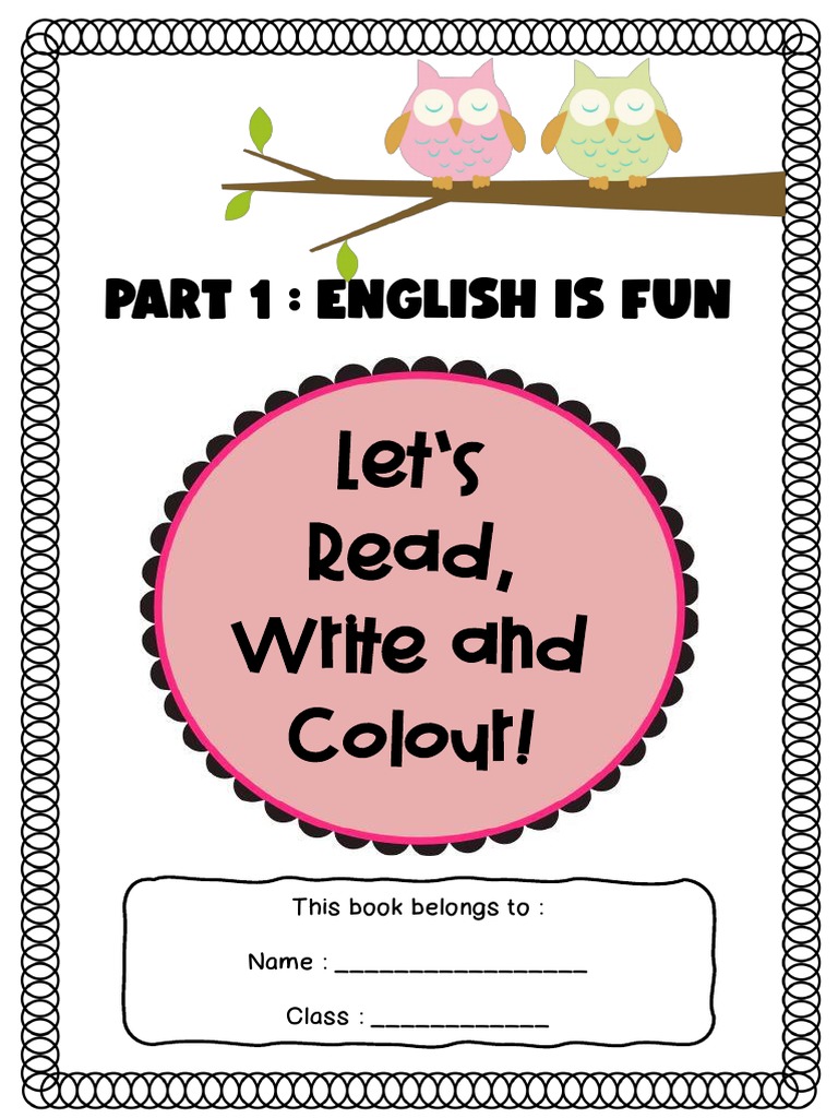 Lets Read, Write and Colour | PDF