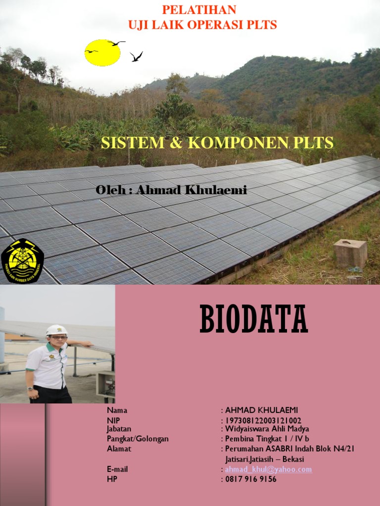 Sistem Dan Komponen PLTS Terpusat | PDF