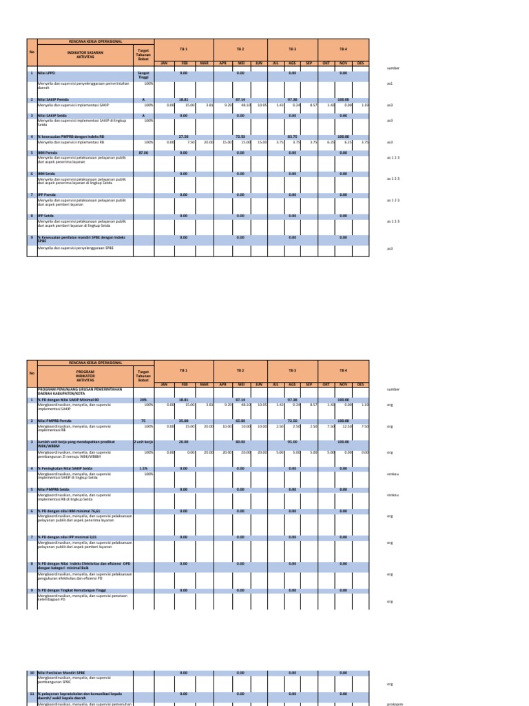 RKO Contoh Organisasi | PDF