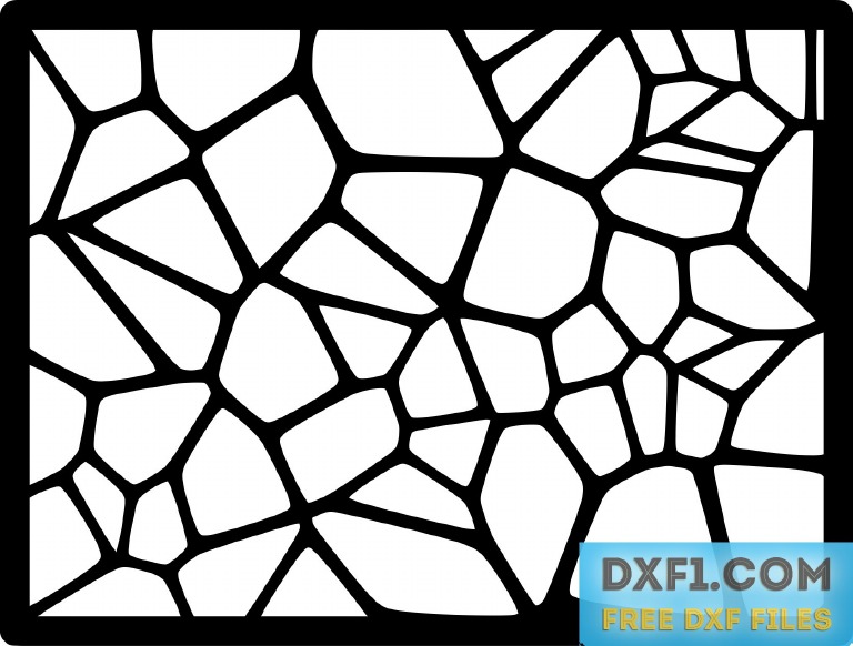 033 - Free DXF Leaf Pattern 033 | PDF