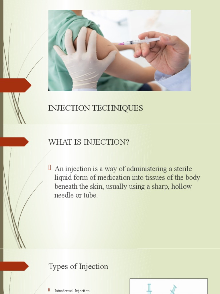Injections Site | PDF