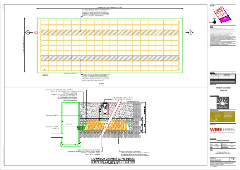 Stormtech Chamber SC 740 Details (L 2170 MM X W 1295 MM X H 762 MM ...
