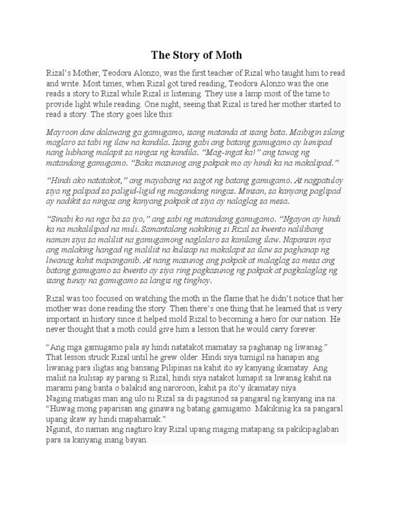 The Story of Moth | PDF