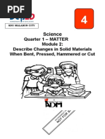 Science 4 Quarter 1 Week 4 | PDF | Butter | Applied And ...