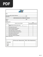 Check List For Inspection of Road Works | PDF | Road | Civil Engineering
