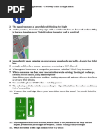 DMV Cheat Sheet | PDF | Pedestrian Crossing | Traffic