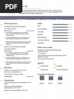 Wharton Resume Template | PDF | Résumé | Cognition