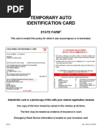 Auto Insurance Card Template PDF | PDF | Business | Finance & Money ...