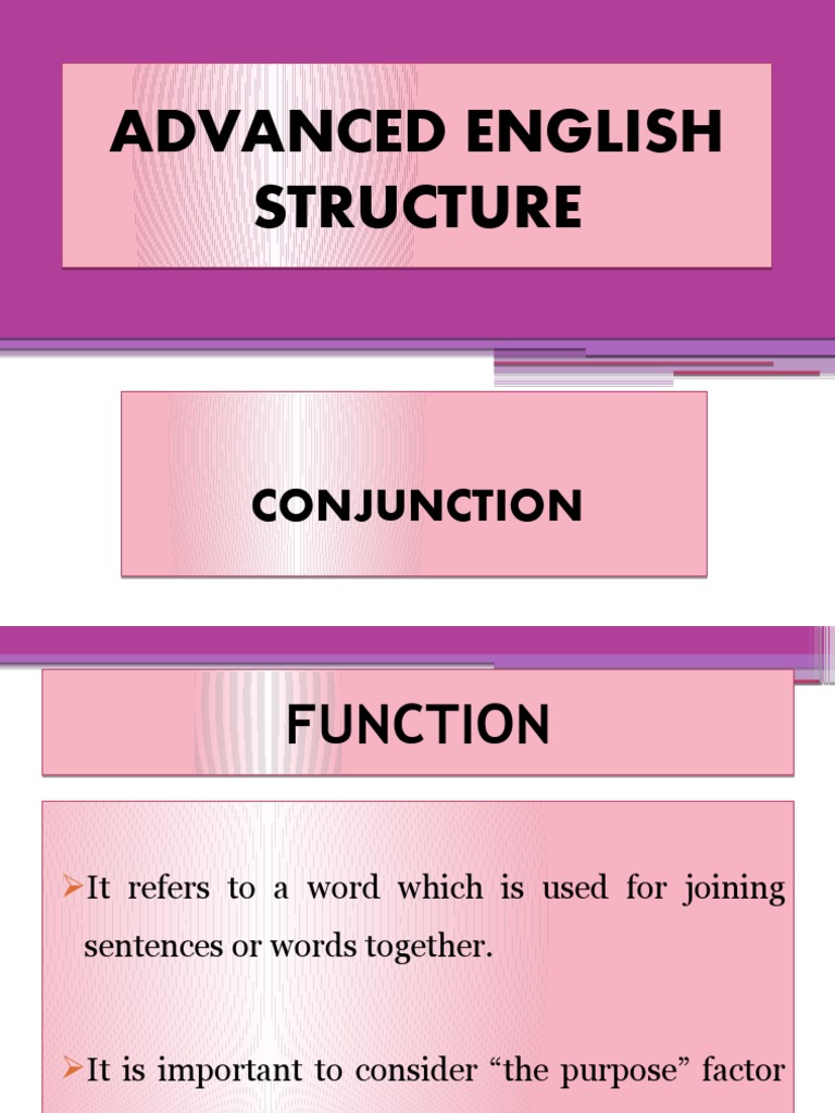 AES 3 Conjunction | PDF | Sentence (Linguistics) | Morphology