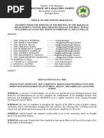 Sample Brgy Resolution | PDF | Devolution | Local Government